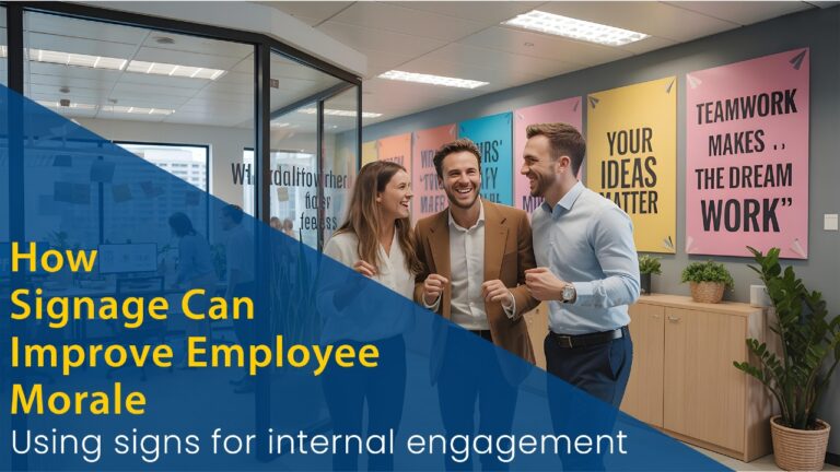 How Signage Can Improve Employee Morale - iDesign