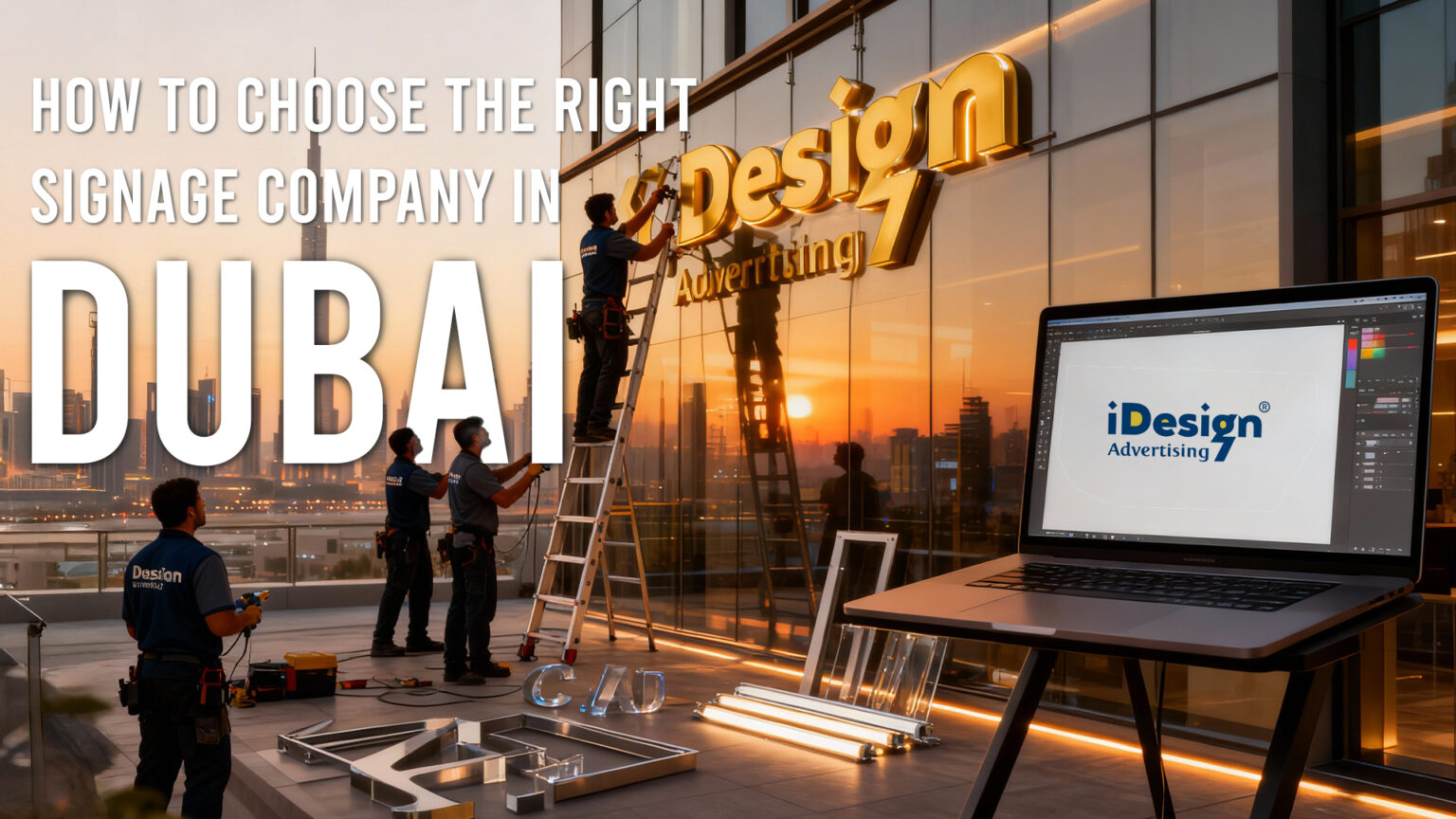 How to Choose the Right Signage Company in Dubai - iDesign