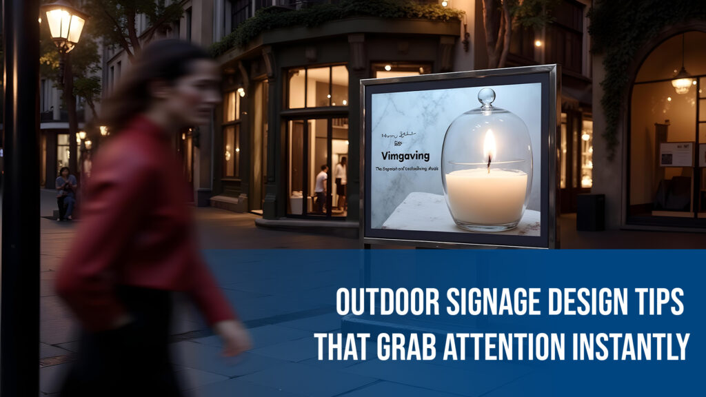 Outdoor Signage Design Tips That Grab Attention Instantly | iDesign